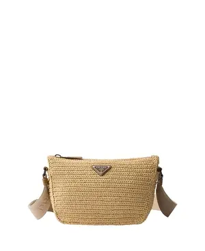 Prada Crochet Shoulder Bag - Neutral