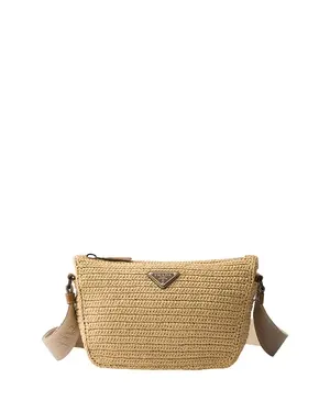 Prada Crochet Shoulder Bag - Neutral
