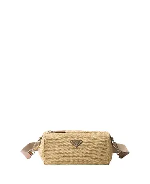 Prada Crochet Shoulder Bag - Neutral