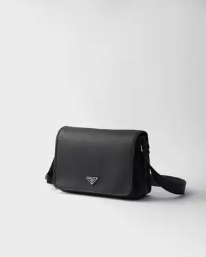 Prada Leather Shoulder Bag - Black