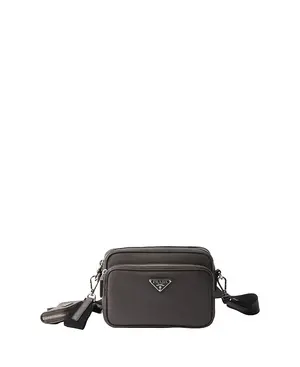 Prada Saffiano Leather Shoulder Bag - Grey