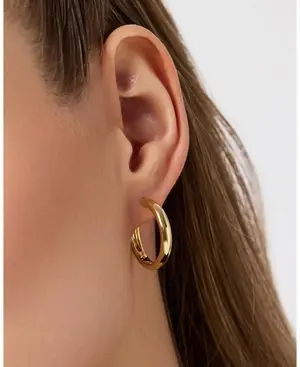 ANA LUISA Hoop Earrings Giulia Large - Gold