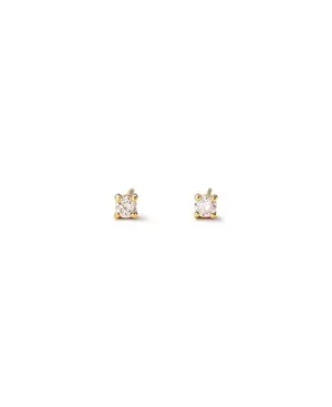 ANA LUISA Lab Grown Diamond Mini Stud Earrings - Gold