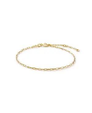 ANA LUISA Chain Paperclip Bracelet - Gold