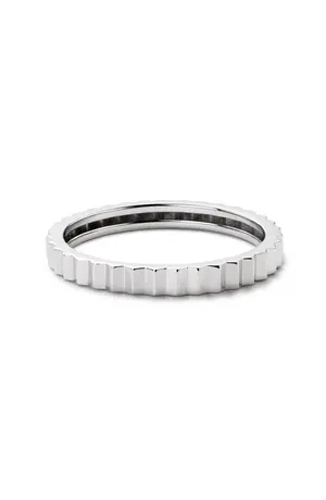 ANA LUISA Solid Slim Ring - Silver