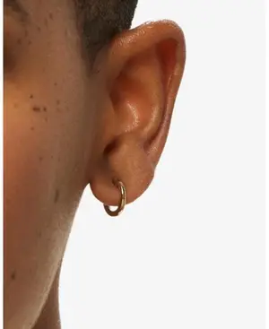 ANA LUISA Sterling Silver Mini Huggie Hoop Earrings - Gold