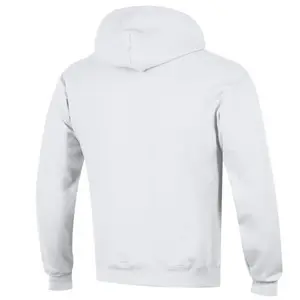 Champion Uconn Huskies Arched Logo Fleece Pullover Hoodie - White