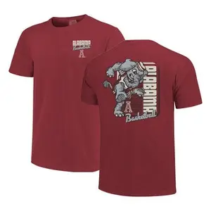 IMAGE ONE Alabama Tide Comfort Colors Mascot Dunk T-shirt - Crimson