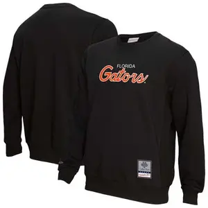 Mitchell & Ness Florida Gators Elite Script Pullover Sweatshirt - Black