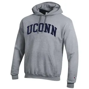 Champion Uconn Huskies Basic Arch Fleece Pullover Hoodie