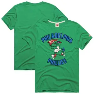 HOMAGE Philadelphia Phillies Hyper Local Tri-blend T-shirt - Green