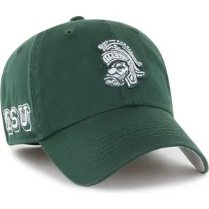 '47 Michigan State Spartans Vintage Sure Shot Franchise Fitted Cap - Green