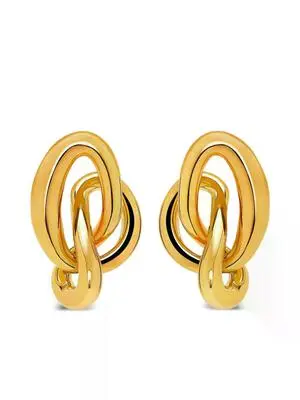Oscar De La Renta Knotted Earrings