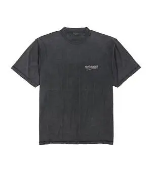 Balenciaga Cotton Inside-out T-shirt - Beige