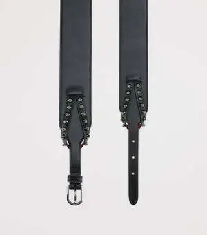 CHRISTIAN LOUBOUTIN Cabata Embellished Leather Belt