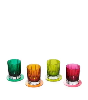 THE MARTHA, BY BACCARAT Octogone Coasters - Clear