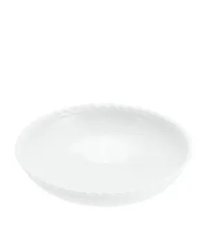 Christofle Porcelain Babylone Pasta Plate - White