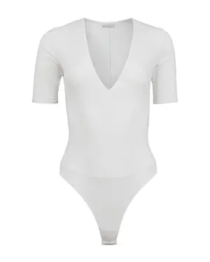FLEUR DU MAL Deep Plunge Bodysuit