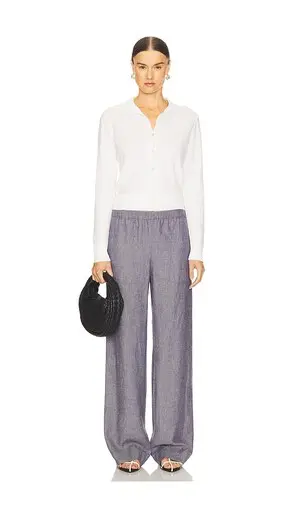 Vince Double Layer Mesh Cardigan