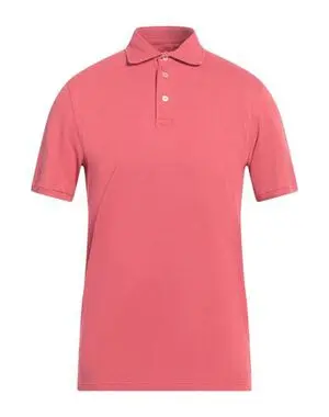 Fedeli Polo Shirt Size Cotton - Red