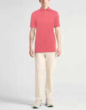 Fedeli Polo Shirt Size Cotton - Red