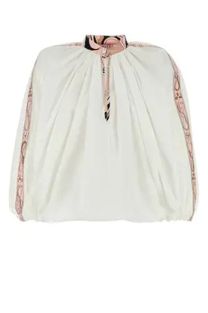 Emilio Pucci Pattern-Printed Blouse - White