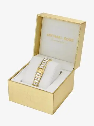 Michael Kors Limited-edition Darrington Pavé Bezel -tone Watch