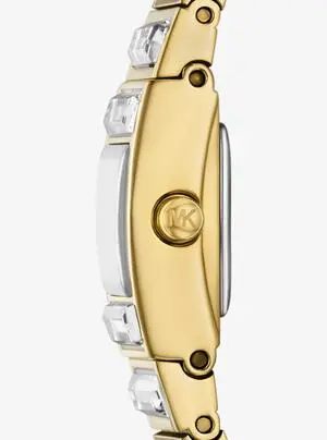Michael Kors Limited-edition Darrington Pavé Bezel -tone Watch