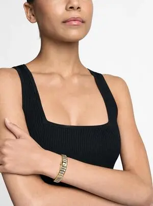 Michael Kors Limited-edition Darrington Pavé Bezel -tone Watch