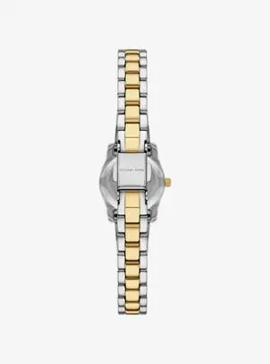 Michael Kors Micro Lexington Pavé Two-tone Watch