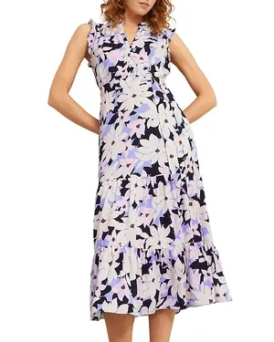 HOBBS LONDON Floral Print Shauna Dress