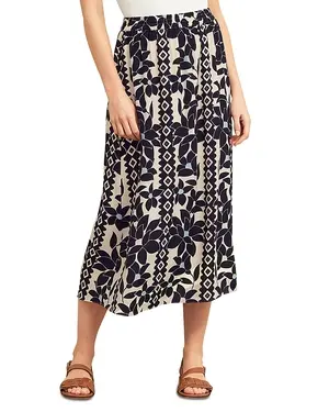HOBBS LONDON Lyra Printed Midi Skirt