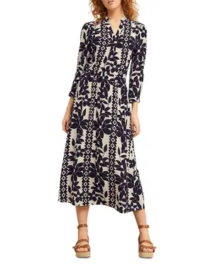 HOBBS LONDON Lyra Printed Midi Skirt
