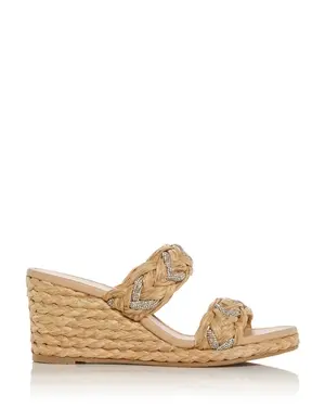 STUART WEITZMAN Espadrille Wedge Sandals