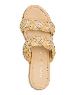 STUART WEITZMAN Espadrille Wedge Sandals