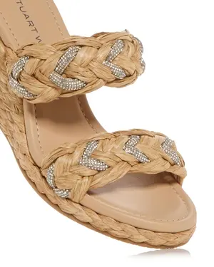 STUART WEITZMAN Espadrille Wedge Sandals