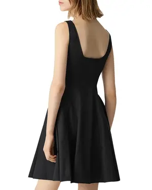 Theory Sleeveless Poplin Mini Dress