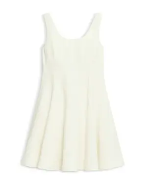Theory Sleeveless Poplin Mini Dress