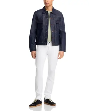 7 For All Mankind Luxe Performance Plus Slimmy Tapered Slim Fit Jeans - White