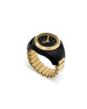 Fossil 15mm Ring Watch - Black/gold