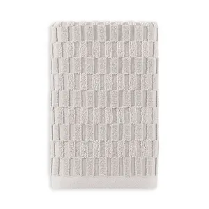 Dkny Metro Tile Quick Dry Bath & Hand Towel Set Stone