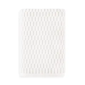 Dkny Metro Tile Quick Dry Bath & Hand Towel Set White