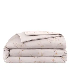 Donna Karan New York Dusk Embroidered Duvet Cover, King - Blush