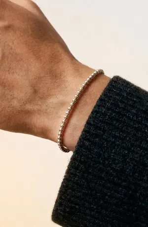 Argento Vivo Bead Bracelet - Silver
