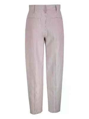 Brunello Cucinelli Striped Trousers - Red