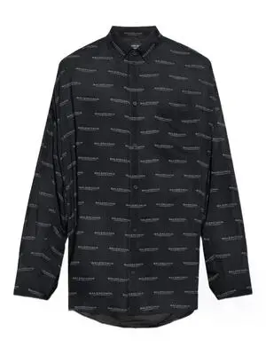 Balenciaga Longline Shirt - Black