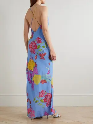 DONDE ESTEBAN Cielo Floral-print Maxi Dress