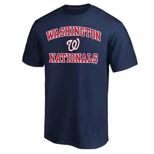 Profile Washington Nationals Big & Tall Heart & Soul T-shirt - Navy