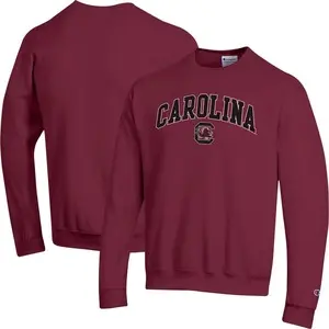 Champion South Carolina Gamecocks Arch Over Logo Pullover Sweatshirt - Garnet