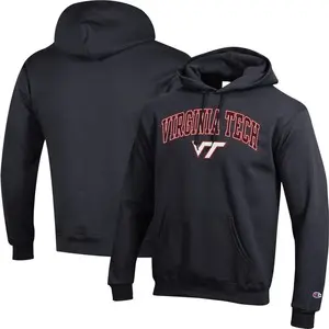 Champion Virginia Tech Hokies Arch Over Logo Pullover Hoodie